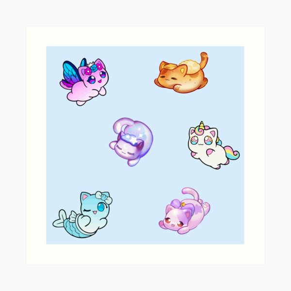 Meemeows Aphmau Cat Plush #5 Cute Cat Mermaid Aphmau Plushies ...