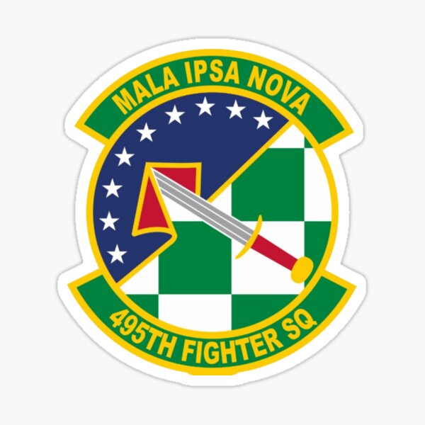 "495th Fighter Squadron Logo" Sticker for Sale by Danhaz13 | Redbubble