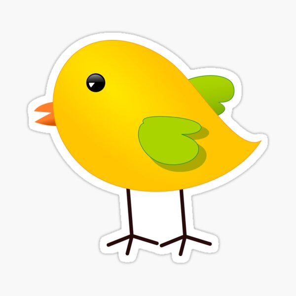 "Chick" Sticker for Sale by fourretout | Redbubble