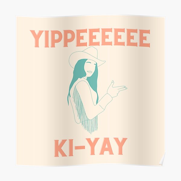 "Yippee Ki-Yay Boho Cowgirl Finger Guns" Poster by mainsqueezemar ...