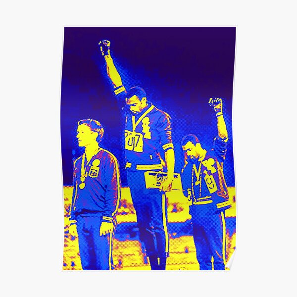 "MEXICO OLYMPICS CIVIL RIGHTS PROTEST 1968" Poster for Sale by ...