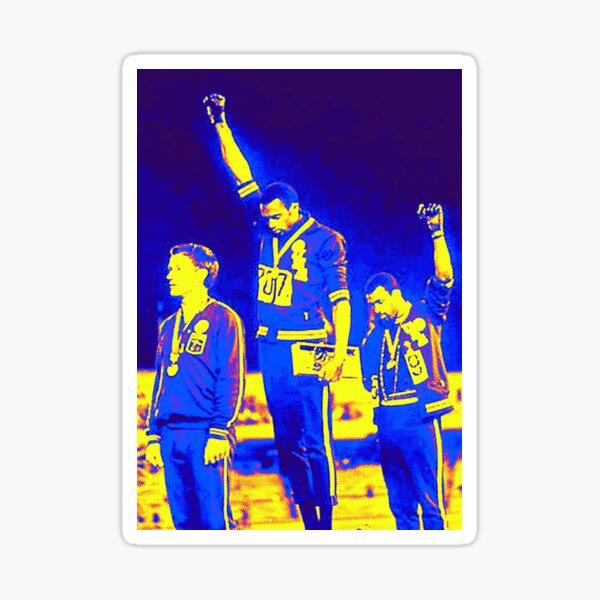 "MEXICO OLYMPICS CIVIL RIGHTS PROTEST 1968" Sticker for Sale by ...