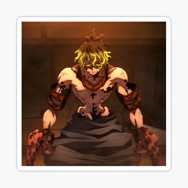 "gyutaro demon" Sticker for Sale by raghavalmalik | Redbubble