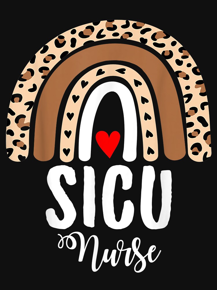 "Sicu Nurse Squad Surgical Icu Nurses Intensive Graduation " T-shirt by ...