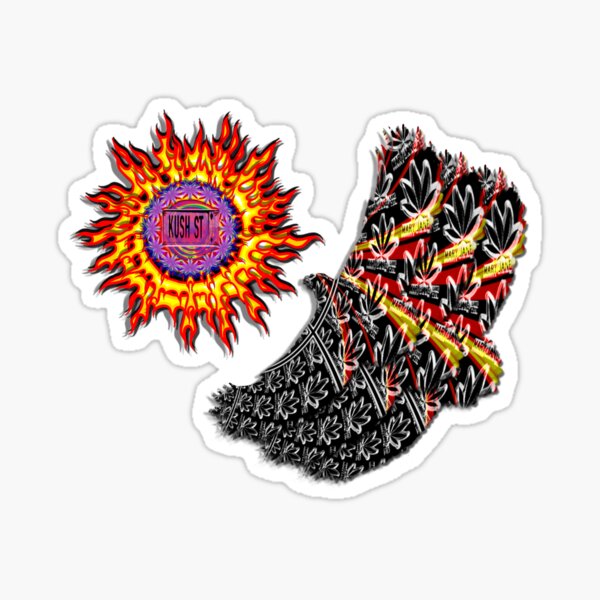"Kush bird" Sticker by asphaltimages | Redbubble