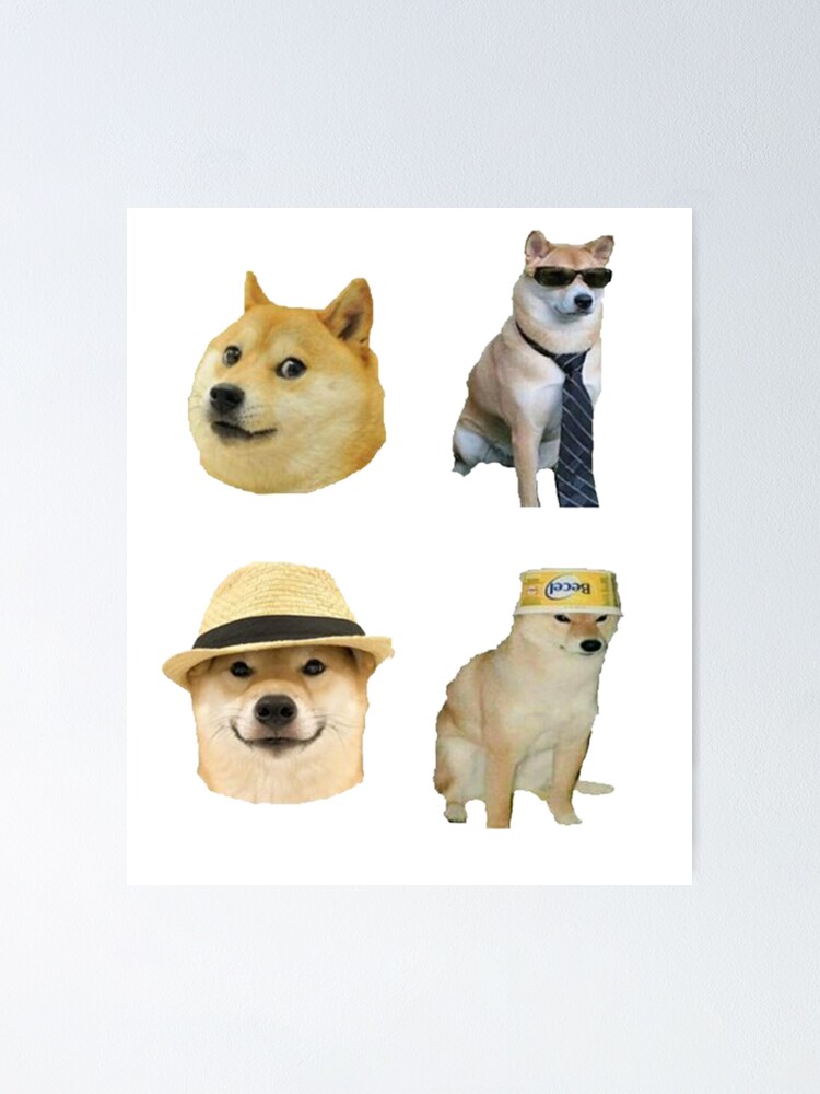 "Doge Meme Pack" Poster for Sale by MayaDoherty68 | Redbubble