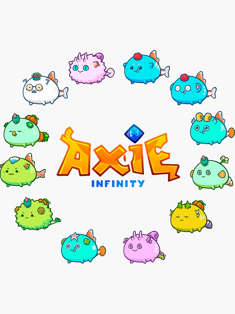 "Axie infinity Ring" Sticker by JonnyNaz4 | Redbubble