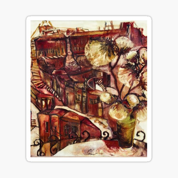 "Thistles of the Port" Sticker by atrildecolores | Redbubble