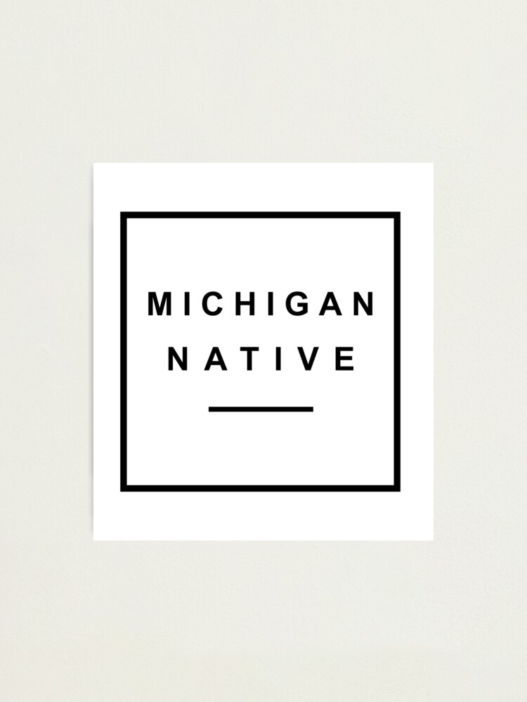 "Michigan Native Minimalist" Photographic Print for Sale by thomasdevoy ...