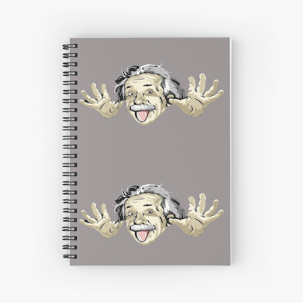"Albert Einstein Meme" Spiral Notebook by CoolPhils | Redbubble