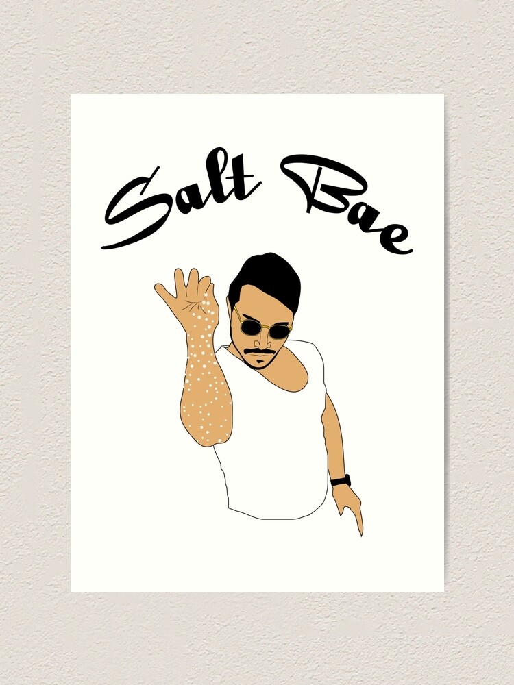 "Salt Bae" Art Print by MizunoMasuta | Redbubble