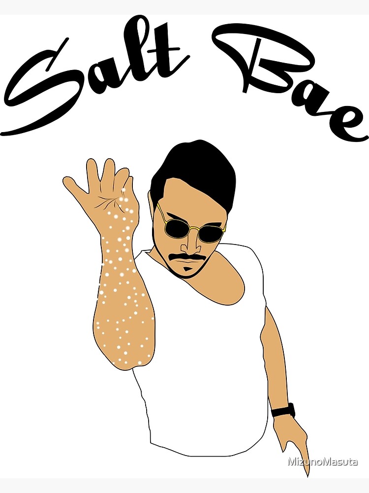 "Salt Bae" Poster by MizunoMasuta | Redbubble
