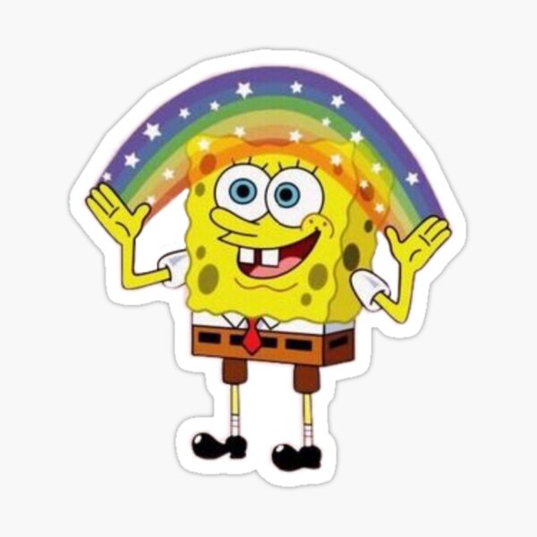 "Spongebob Squarepants" Sticker for Sale by eva-aestheticcc | Redbubble