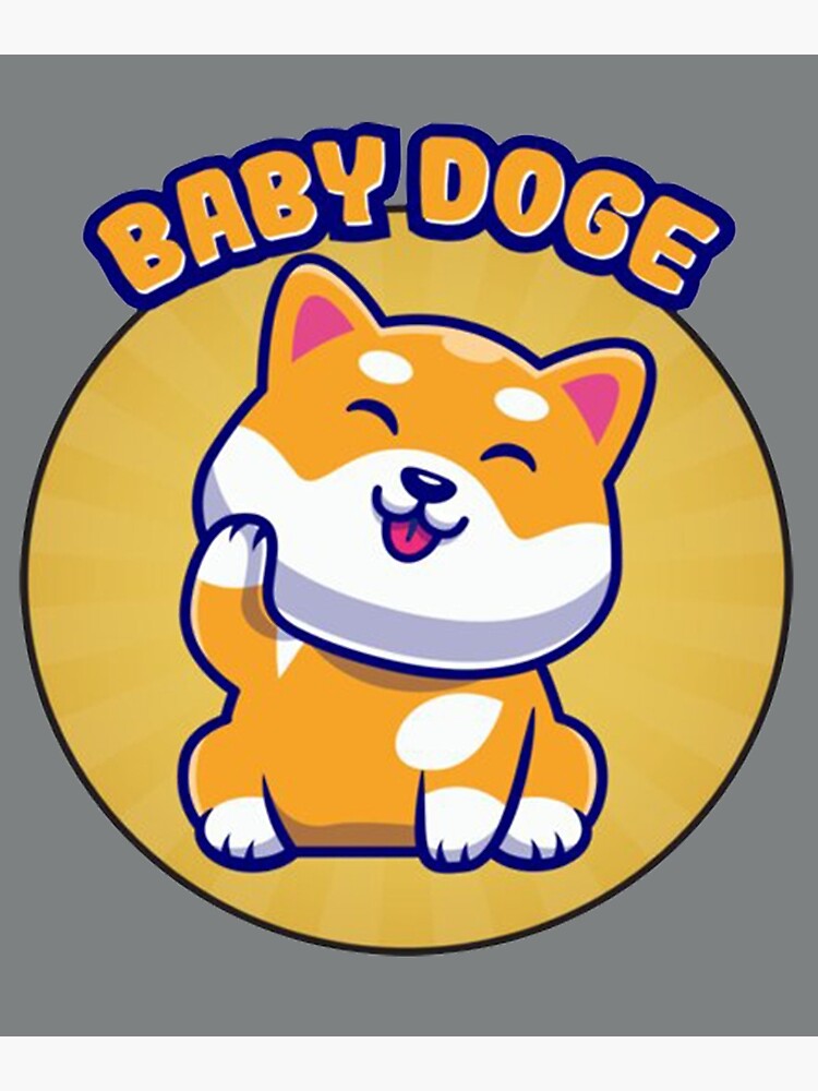 "Baby Doge coin coin" Photographic Print by AvaMarsh | Redbubble