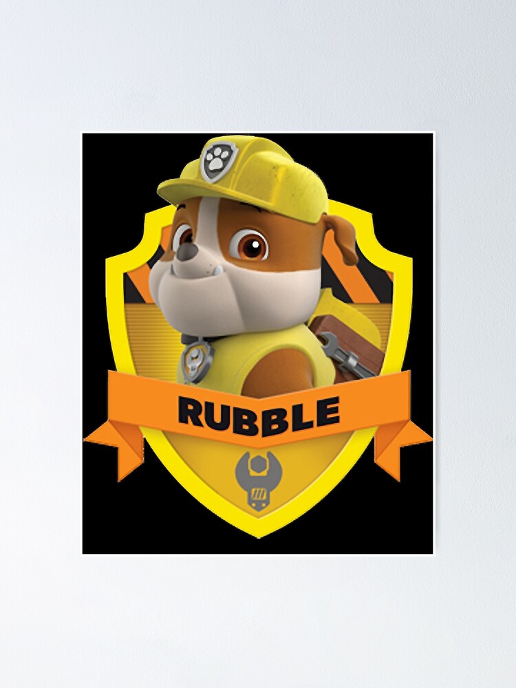 "Rubble Vintage For Fans" Poster for Sale by EdwinaKunze | Redbubble