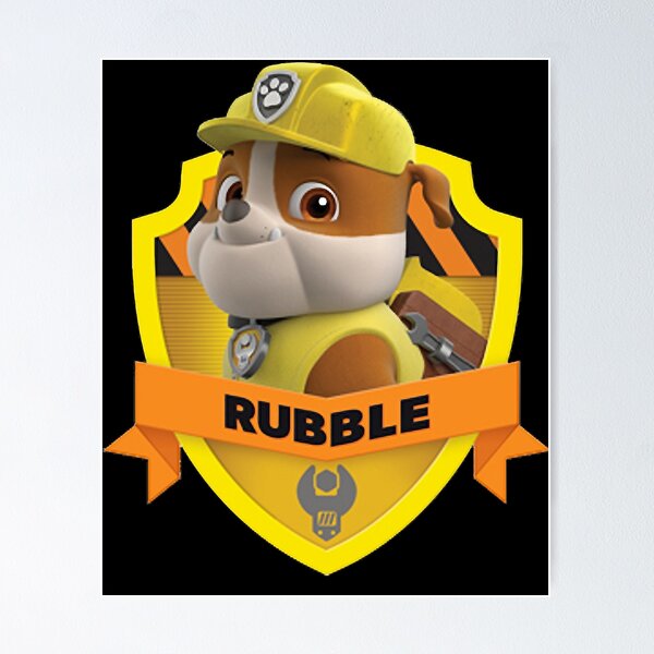 "Rubble Vintage For Fans" Poster for Sale by EdwinaKunze | Redbubble