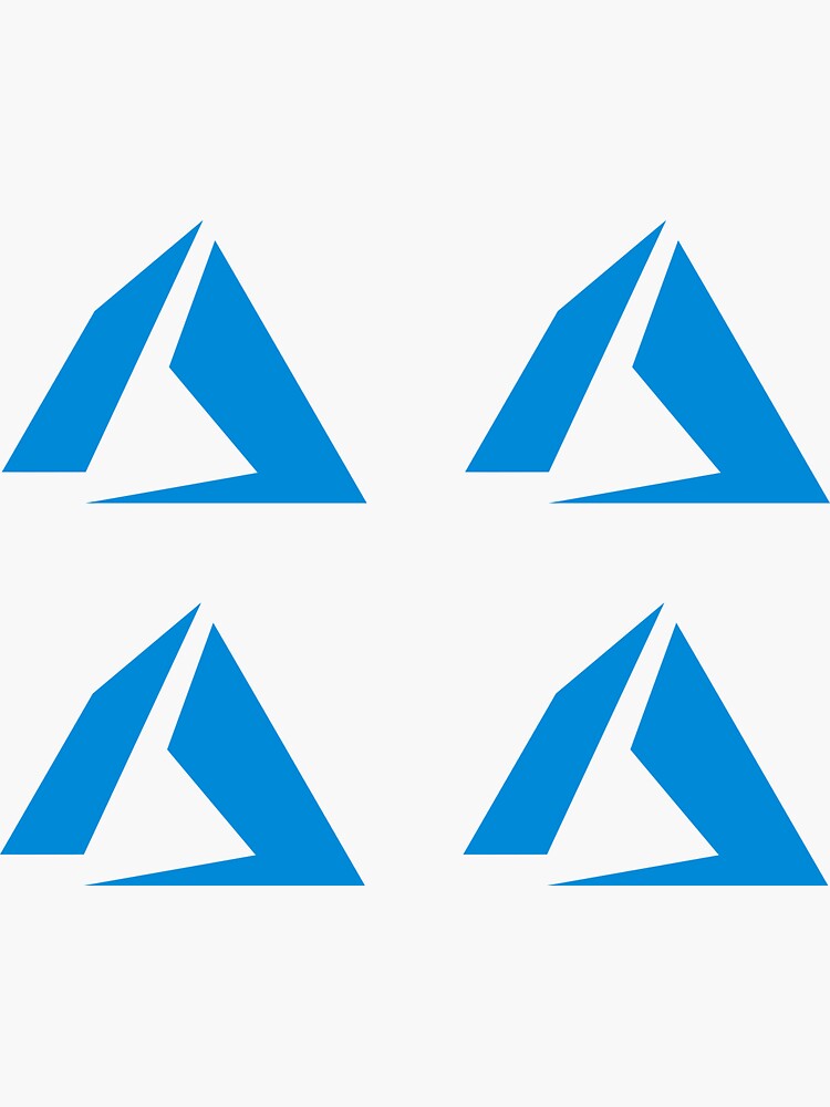 "Microsoft Azure Sticker x4 combo pack" Sticker by deepak-gangwar ...