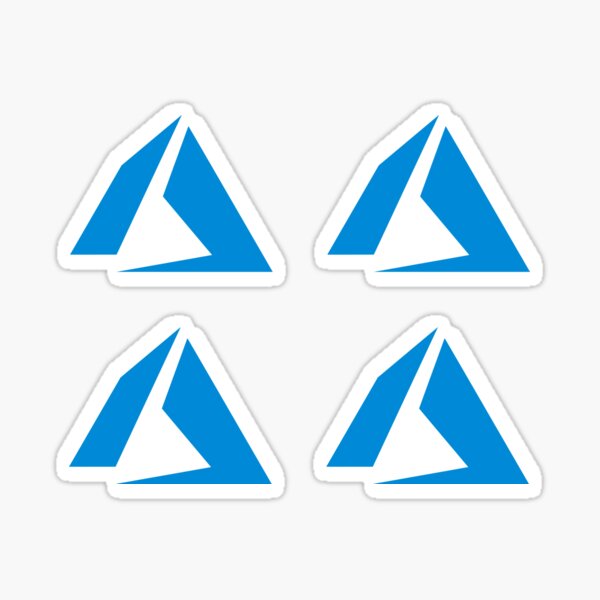 "Microsoft Azure Sticker x4 combo pack" Sticker by deepak-gangwar ...