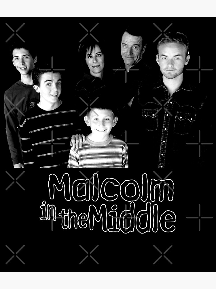 "The Middles White and Black Design Malcolms Characters" Poster for ...