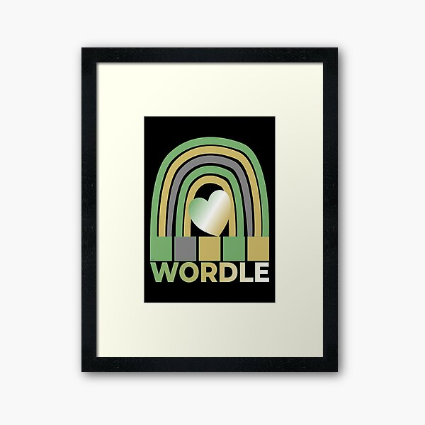 "WORDLE RAINBOW, Boho Rainbow, Wordle Obsessed, Wordle Expert, Wordle ...