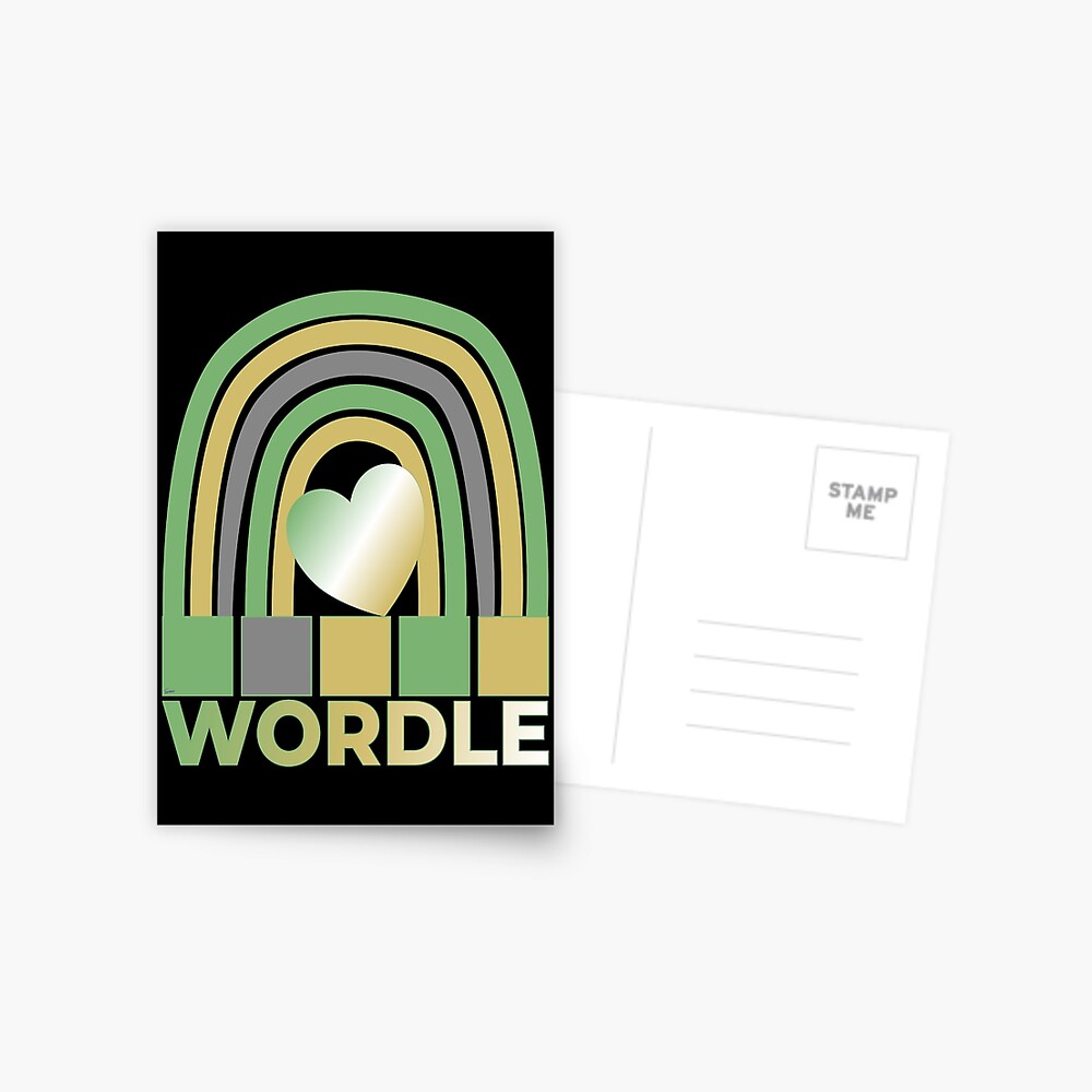 "WORDLE RAINBOW, Boho Rainbow, Wordle Obsessed, Wordle Expert, Wordle ...