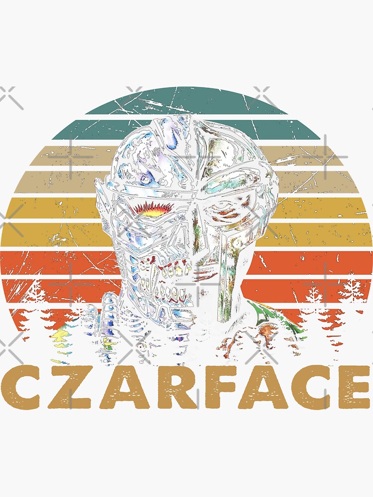 "Czarface painting ghostface logo face" Sticker by Juan7Ray | Redbubble