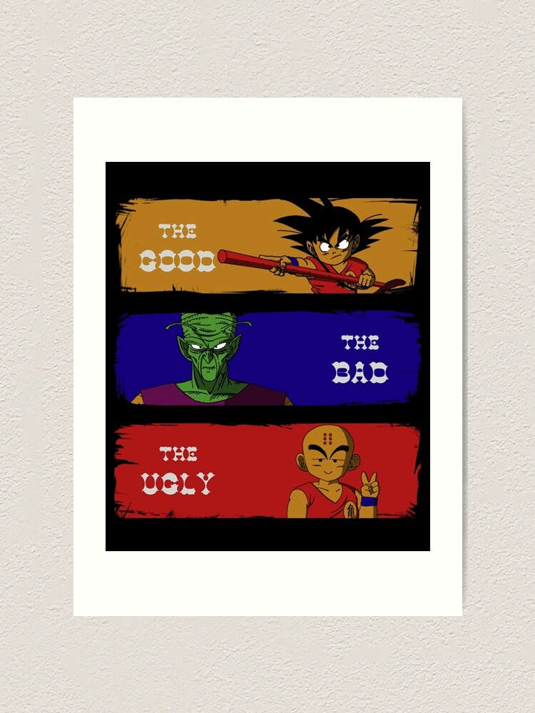 "Kid Goku The Good Bad Ugly Funny Dragon Ball Z" Art Print by ...