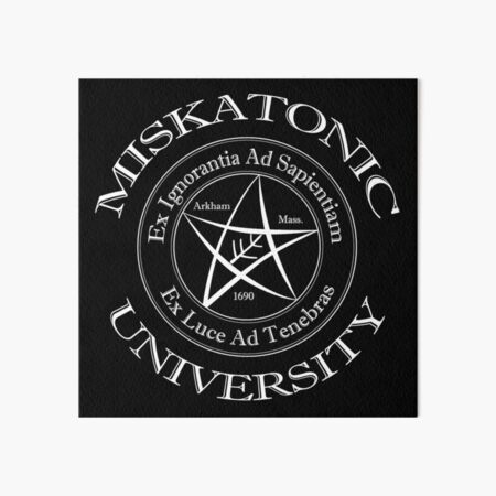 "Miskatonic University Logo" Art Board Print for Sale by AtlantianKing ...