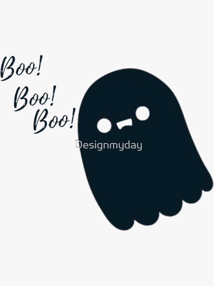 "Boo sheet cut file " Sticker for Sale by Designmyday | Redbubble