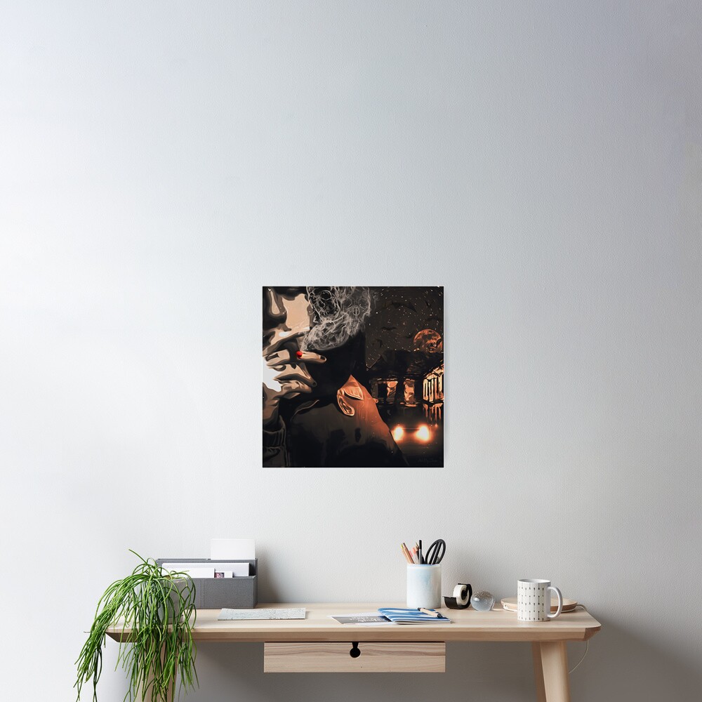 "Lil Peep - Nuts Album Cover Art" Poster for Sale by Zero0511 | Redbubble