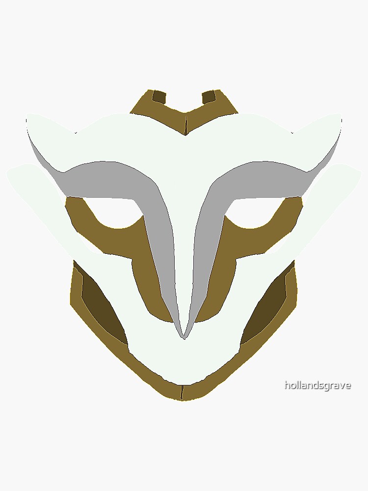 "Arcane - Ekko Mask" Sticker by hollandsgrave | Redbubble