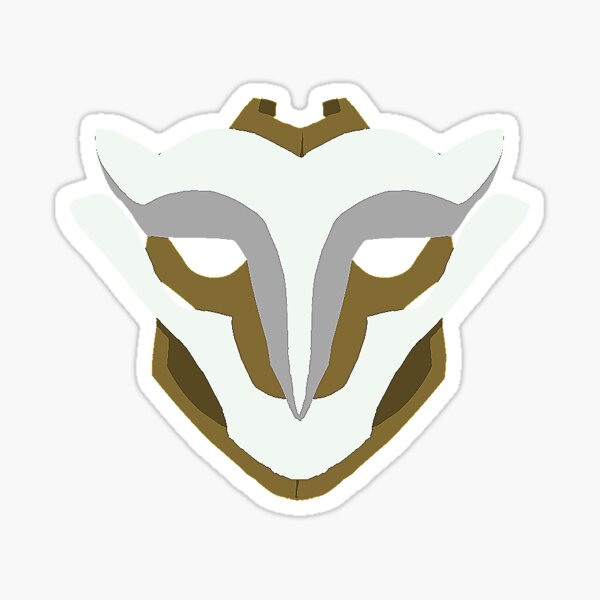 "Arcane - Ekko Mask" Sticker by hollandsgrave | Redbubble