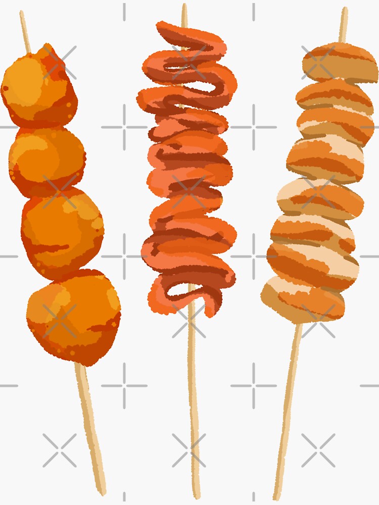 "Filipino Street Food" Sticker for Sale by Kailaah | Redbubble