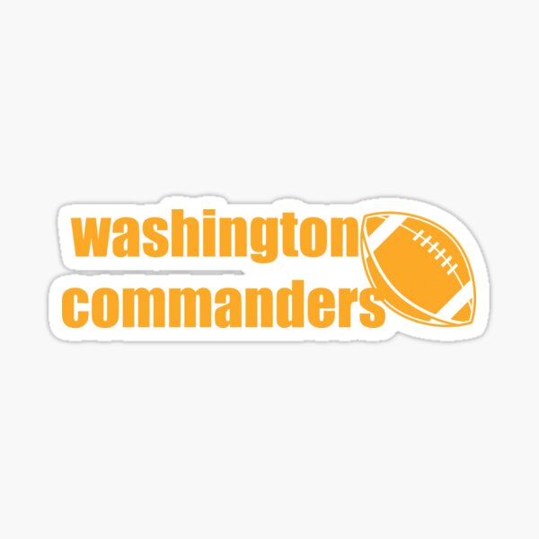 "washington commanders" Sticker for Sale by ARTZES | Redbubble