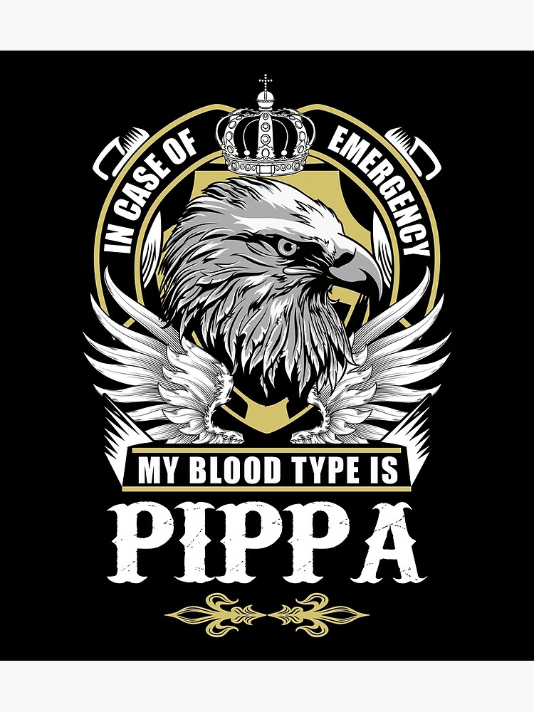 Lámina fotográfica «Camiseta con el nombre de Pippa: en caso de ...