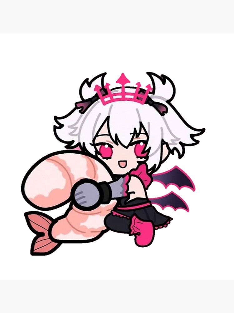 "Ywuria with shrimp || Anime girl" Poster for Sale by AszaAri | Redbubble