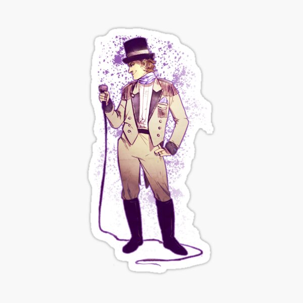 "THE RING LEADER" Sticker for Sale by cannibalconsult | Redbubble
