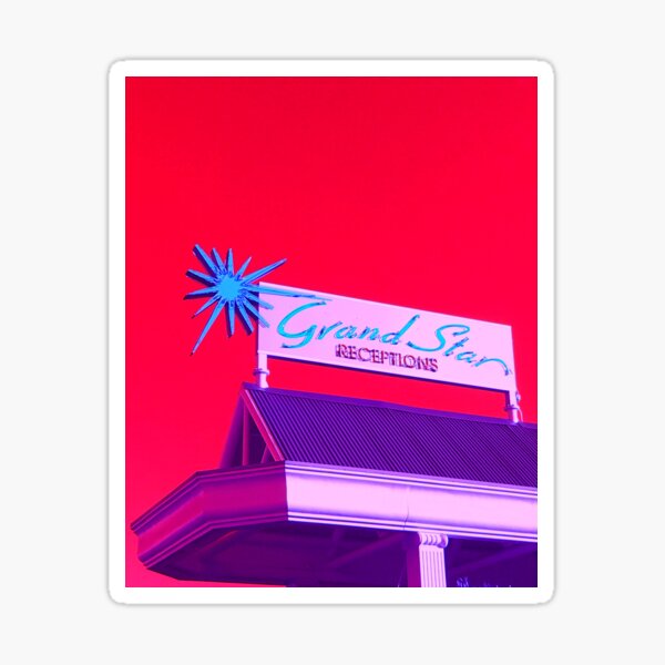 "Infrared Vintage Neon Sign" Sticker for Sale by infraredmotel | Redbubble