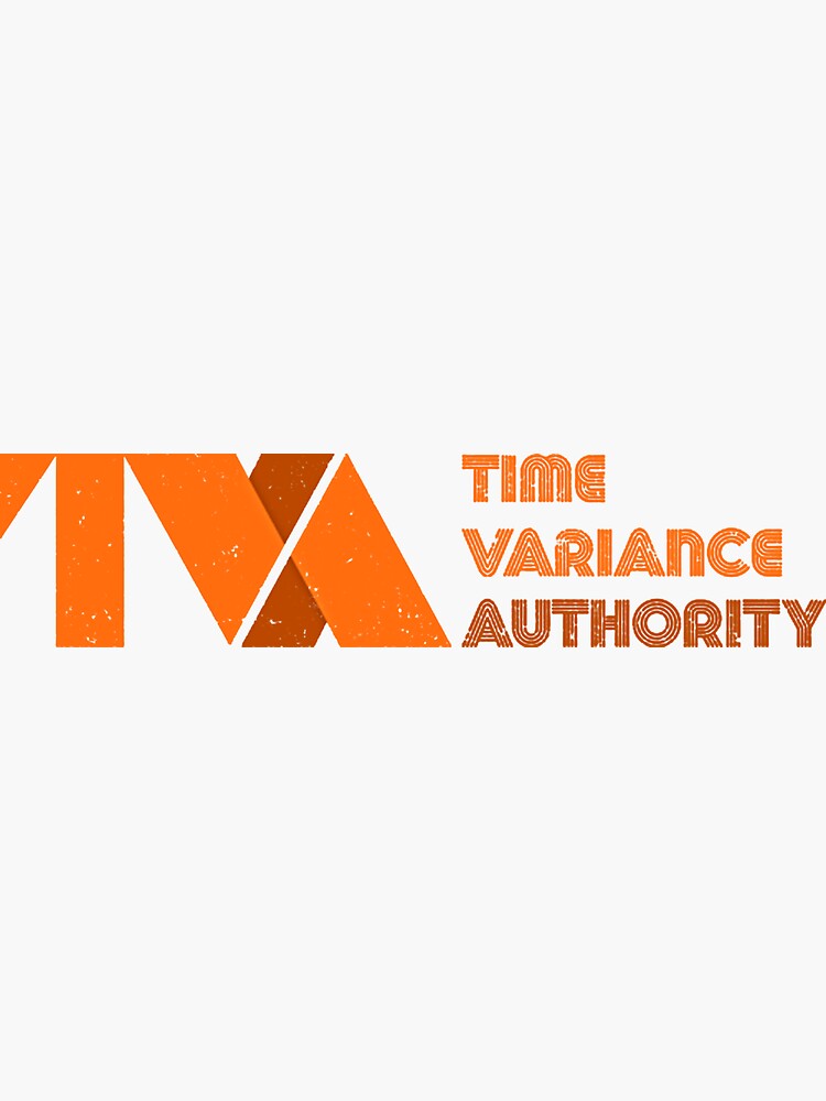 "Time Variance Authority " Sticker by Confused809 | Redbubble
