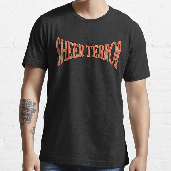 "Sheer Terror Red Logo" T-shirt by Hotboycyde | Redbubble