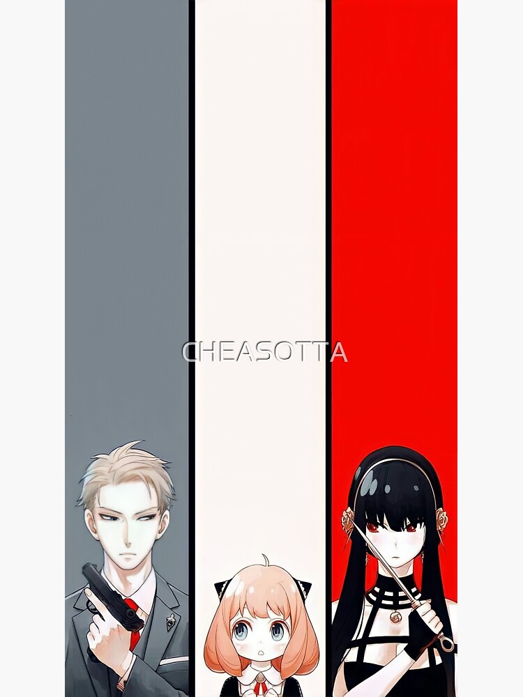 "SPY FAMILY pattern " Sticker by CHEASOTTA | Redbubble