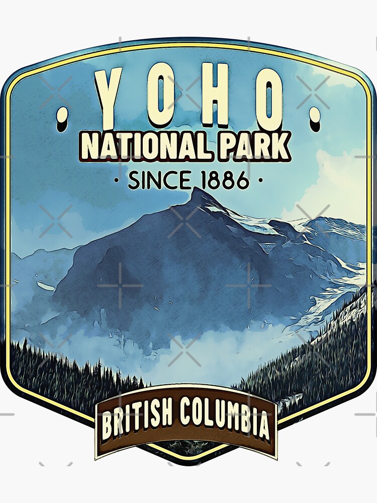 "Yoho National Park Canada" Sticker for Sale by csoDesign | Redbubble