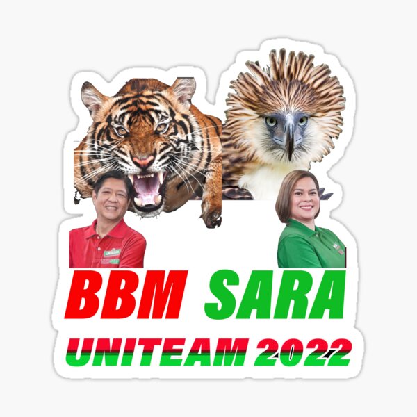 "Phil. Election 2022 BBM SARA tandem uniteam 2022" Sticker by ...