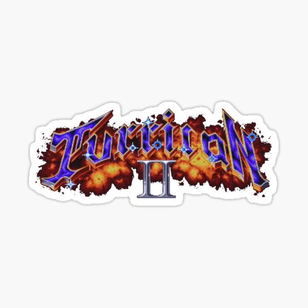 "Turrican 2 II Logo" Sticker by zerocool1612 | Redbubble