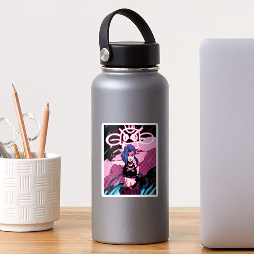 "Monkey Graffiti - Arcane Jinx" Sticker by JSDHBS | Redbubble