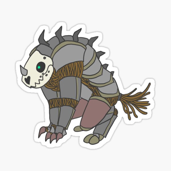 "Chibi Mecha Werewolf" Sticker for Sale by Peach-Lord | Redbubble