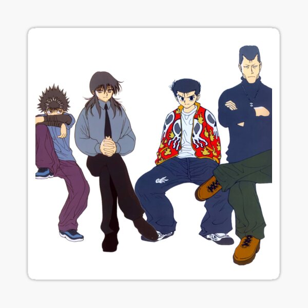 "Yu Yu Hakusho" Sticker by taroxstudio | Redbubble
