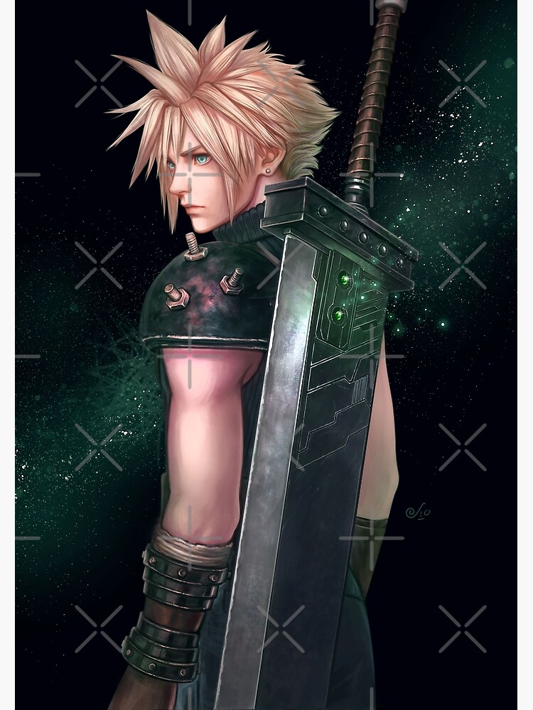 "Final Fantasy VII - FF7R - Cloud Strife " Poster for Sale by LeorenArt ...