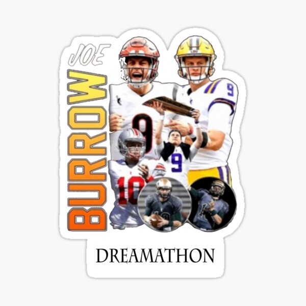 "joe burrow fan art" Sticker for Sale by bibbswsund | Redbubble