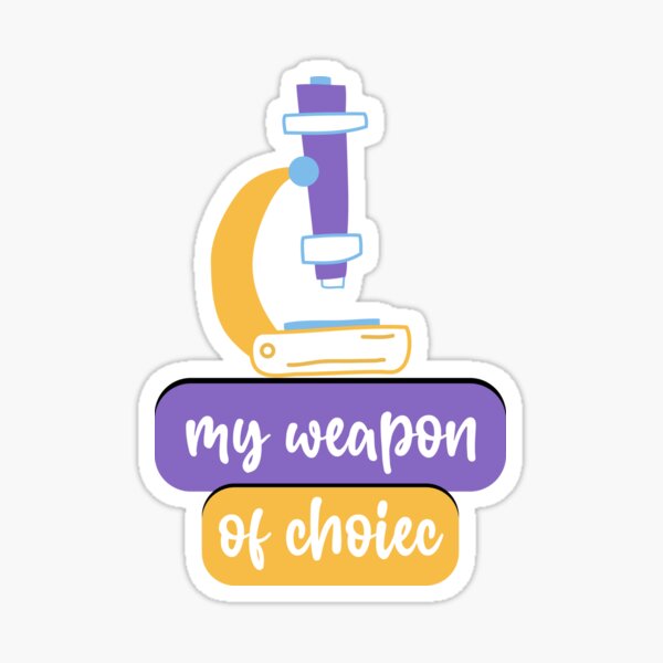 "#LABLIFE Microscope Medical Laboratory Science Technologist" Sticker ...